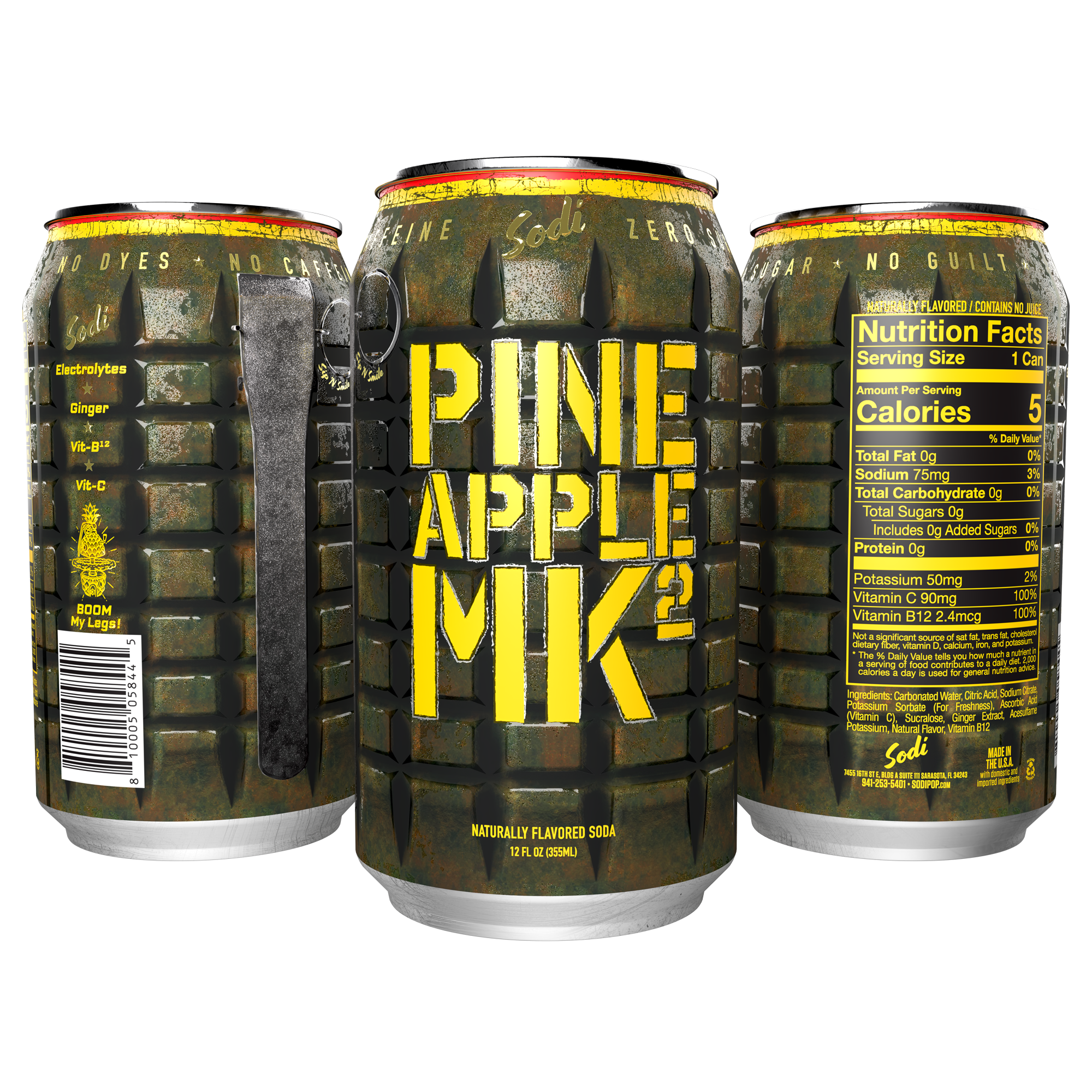 Sodi Pop- Pineapple|MK2 – Omni Energy Drink-Wholesale